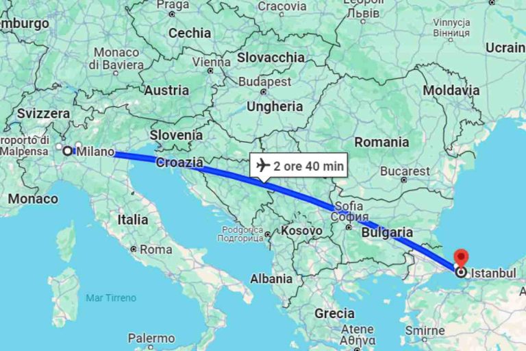Viaggio Milano - Istanbul, itinerario e costi da sostenere